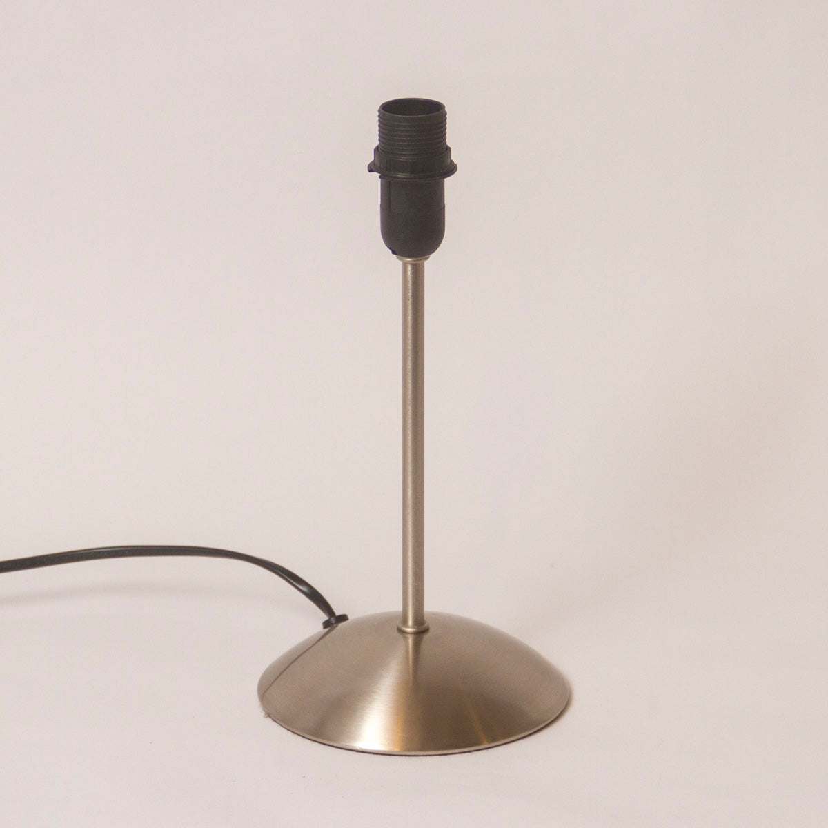 Tall Stem Table Lamp Base with Drum Lamp Shade P42 (15cm wide x 20cm h ...