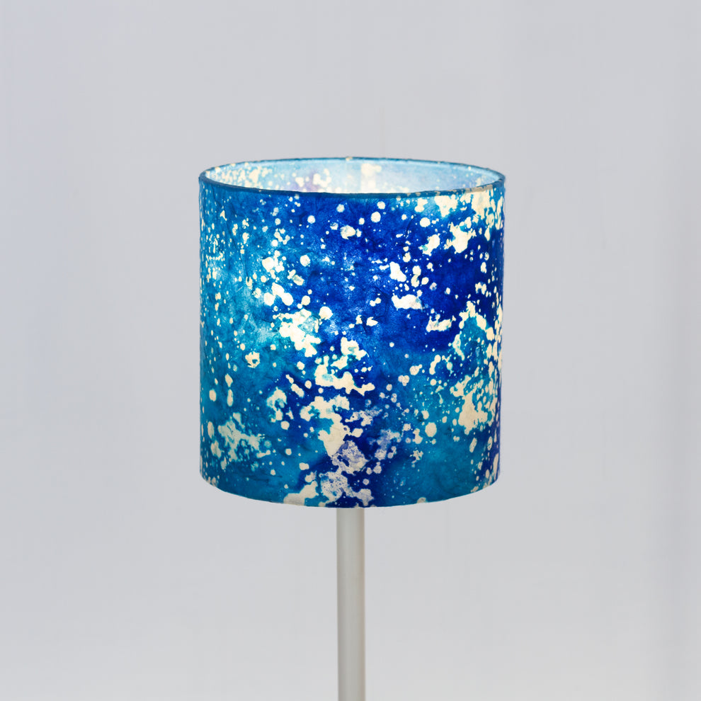 Drum Lamp Shade - B113 ~ Batik Ocean Blues, 20cm(d) x 20cm(h) – Imbue ...